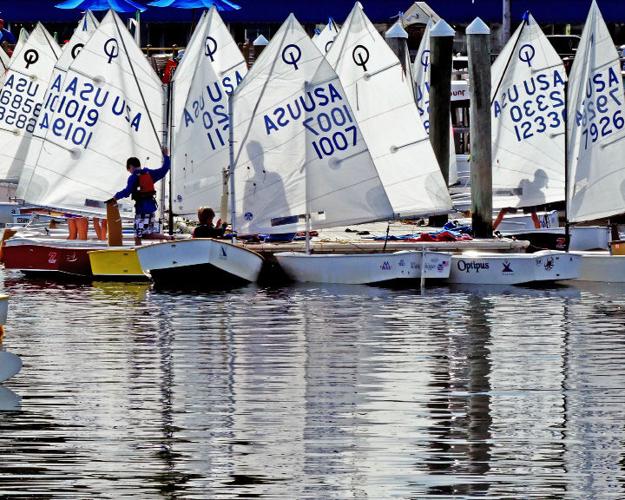 Young fleet: Kids from region’s yacht clubs compete in annual Opti ...