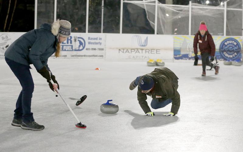 PHOTOS: It's all about the curl once a week at Washington Trust rink ...