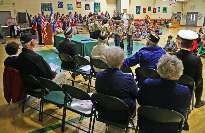 PHOTOS: ‘Taps’ at Mystic Middle School highlight of Flag Day ceremony ...