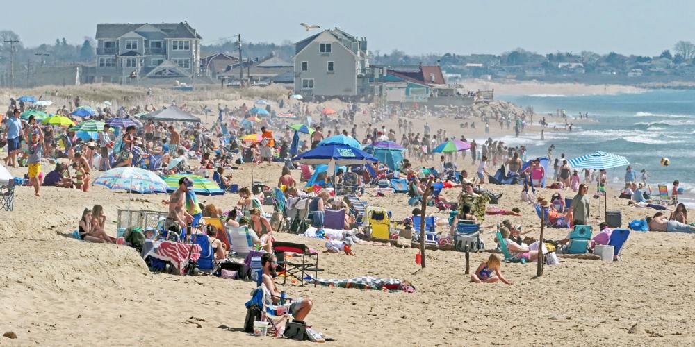 PHOTOS: Summer-like April temperatures bring crowds to Westerly beaches ...