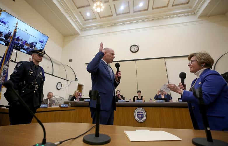 PHOTOS: Shawn Lacey sworn in as Westerly town manager | Westerly ...