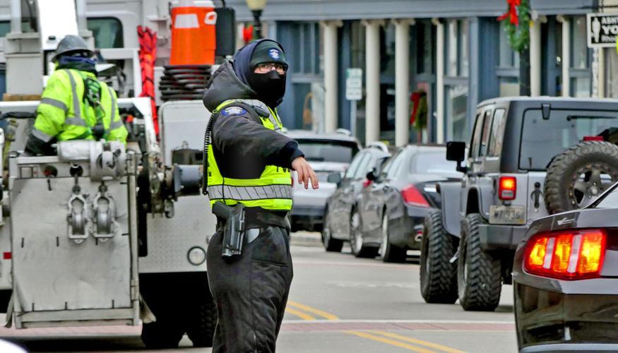 PHOTOS: Cold weather forces Westerly cops to bundle up | Westerly ...