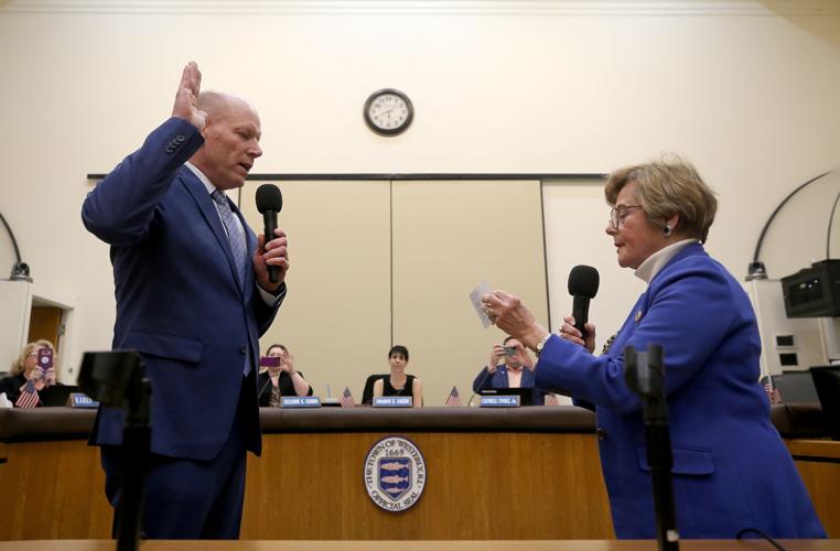 PHOTOS: Shawn Lacey sworn in as Westerly town manager | Westerly ...