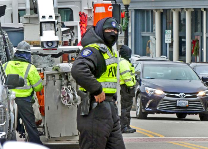 PHOTOS: Cold weather forces Westerly cops to bundle up | Westerly ...