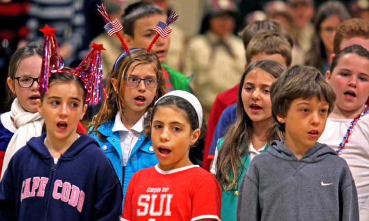 PHOTOS: ‘Taps’ at Mystic Middle School highlight of Flag Day ceremony ...