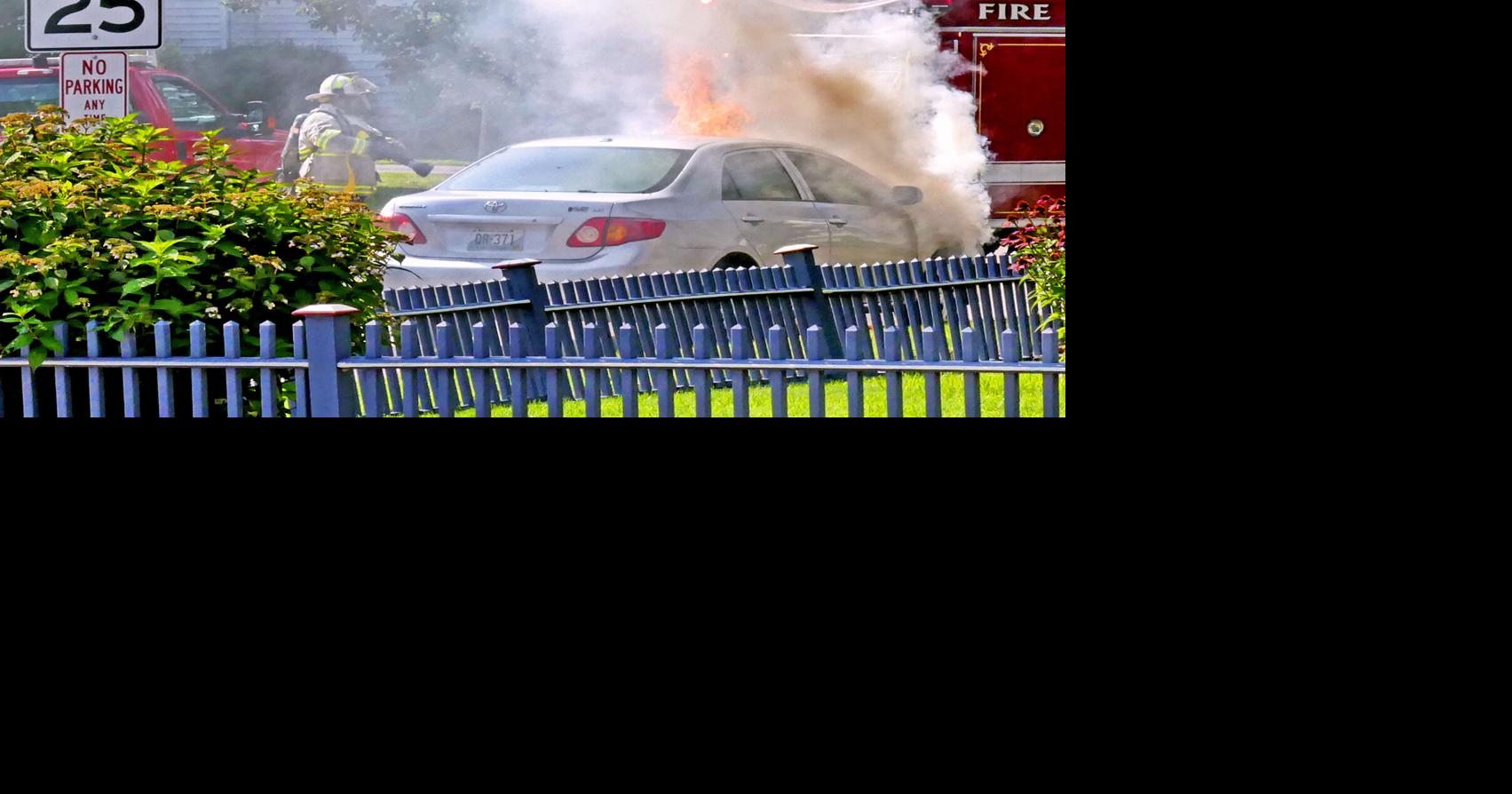 PHOTOS: Firefighters douse car fire on Moss Street in Pawcatuck | Daily ...