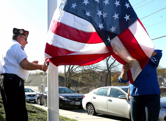 PHOTOS: Westerly Education Center flag pole dedication | Westerly ...