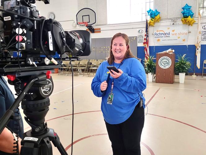 Richmond Elementary’s Paige Leddy honored with prestigious Milken ...