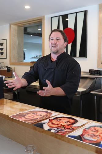 'Maki Master' Bryan Sisk, a local chef, creates sushi likenesses of ...