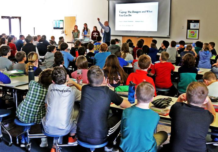 Middle schoolers learn about the dangers of vaping | Stonington ...