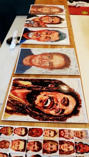 'Maki Master' Bryan Sisk, a local chef, creates sushi likenesses of ...