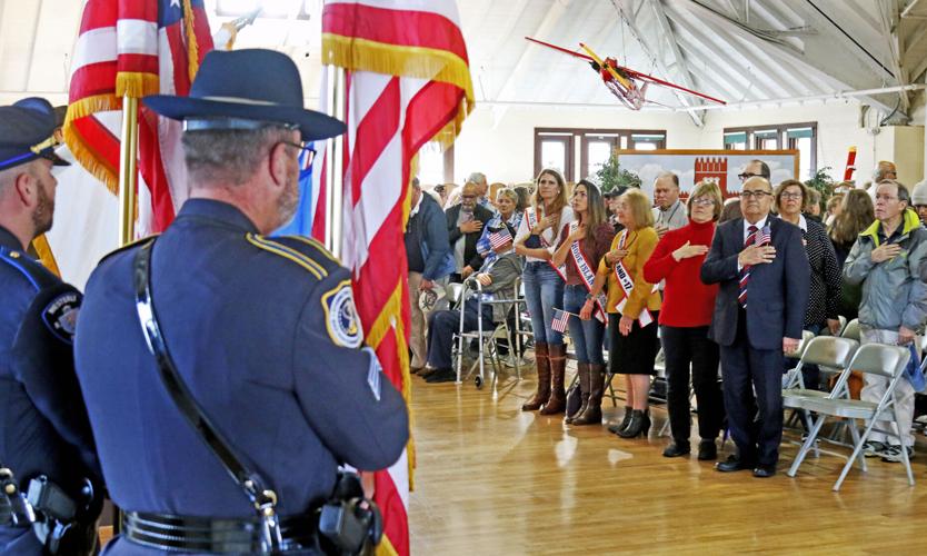 PHOTOS: No parade, but Veterans Day ceremony at the Armory | Westerly ...