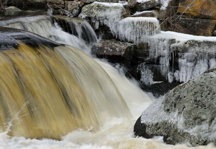 PHOTOS: Winter provides a sparkle at the Woodville Pond dam | Photo ...