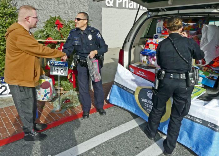 PHOTOS: Westerly police fill a cruiser full of gifts for the needy ...