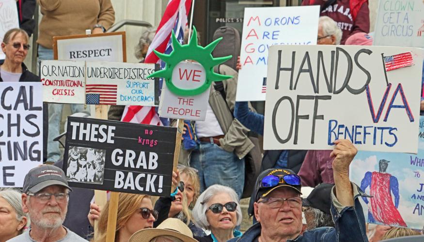 PHOTOS: Anti-DOGE protest in downtown Westerly | Westerly ...