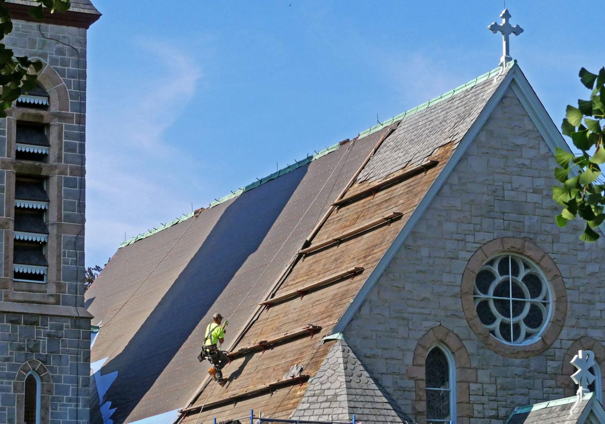 PHOTOS: Rooftop renovations at Christ Church in Westerly | Westerly ...