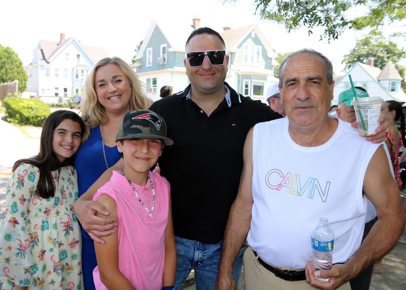 The Antoch family: Sophia, Anna Maria, Massimo, and Chris, Angelo ...