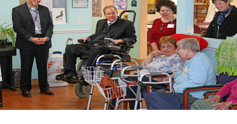 PHOTOS: Langevin visits PACE / Adult Day Center in Westerly | Westerly ...