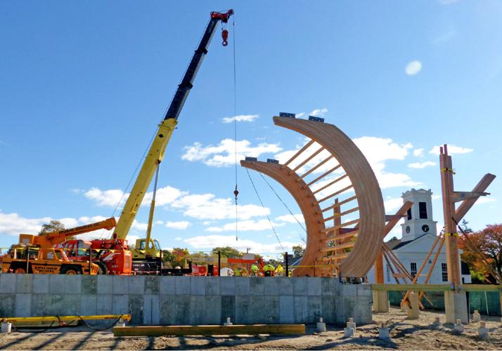 Support beams in place at new Seaport structure | News | thewesterlysun.com