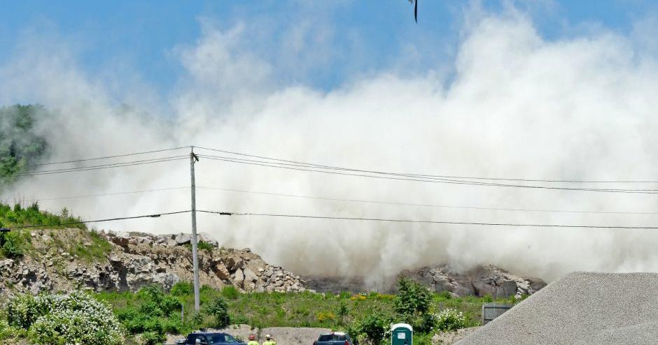 No harm done in Thursday blast at Rawson Materials quarry in Westerly ...