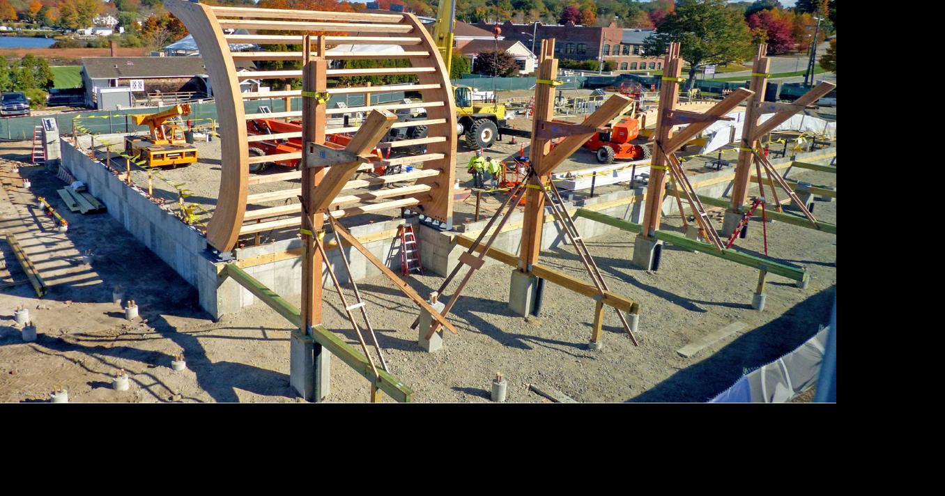 Support beams in place at new Seaport structure | News | thewesterlysun.com