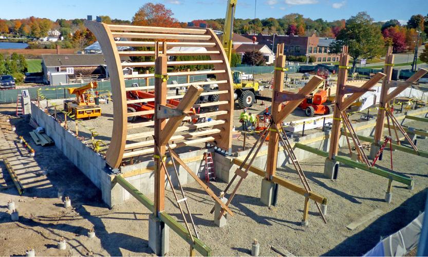Support beams in place at new Seaport structure | News | thewesterlysun.com