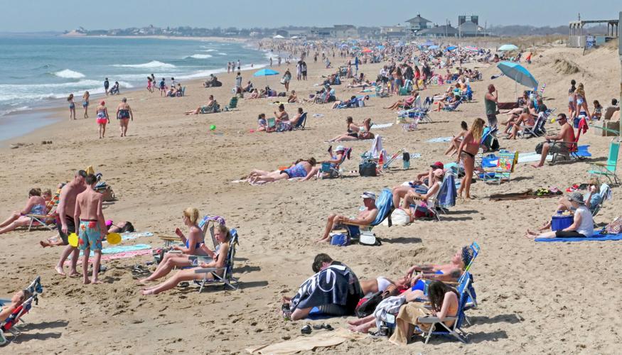 PHOTOS: Summer-like April temperatures bring crowds to Westerly beaches ...