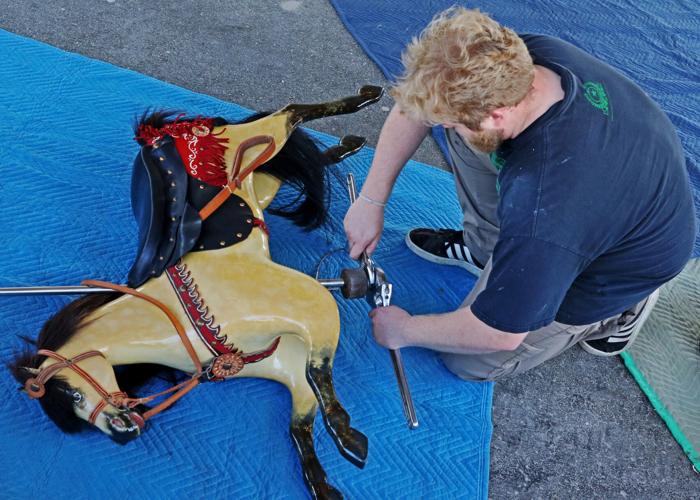 PHOTOS: Watch Hill Carousel horses are up and running | Westerly ...