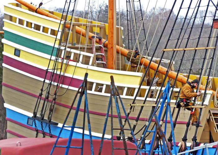 PHOTOS: Just hangin' out on the Mayflower II at Mystic Seaport ...
