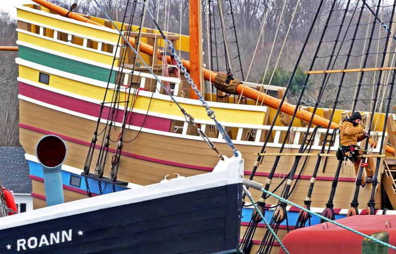 PHOTOS: Just hangin' out on the Mayflower II at Mystic Seaport ...