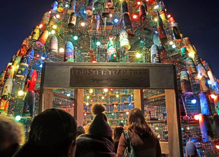PHOTOS: Stonington's Fifth Annual Lobster Trap Tree Lighting ...