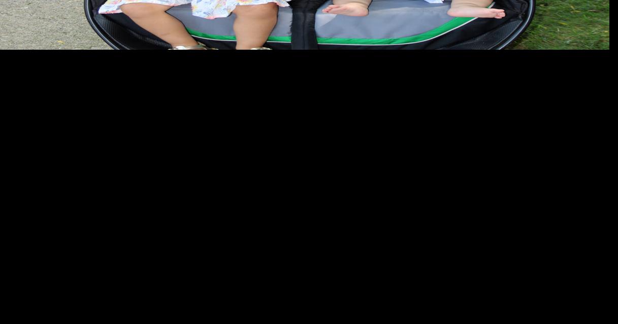 Gemma Sarkis (age 2), Emily Alessio, and Violet Sarkis (age 6 months ...