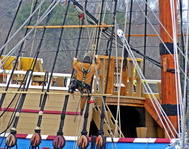 PHOTOS: Just hangin' out on the Mayflower II at Mystic Seaport ...