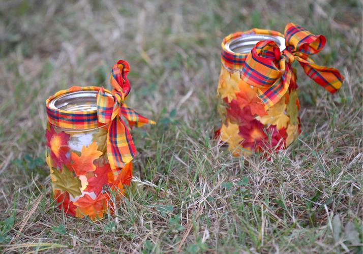 DIY: Decorative fall-themed mason jar candle holders | News ...