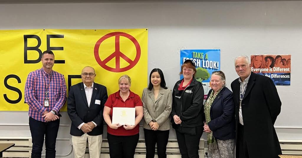 Westerly's Mary Hawk honored for her heroic action | Front Porch News ...