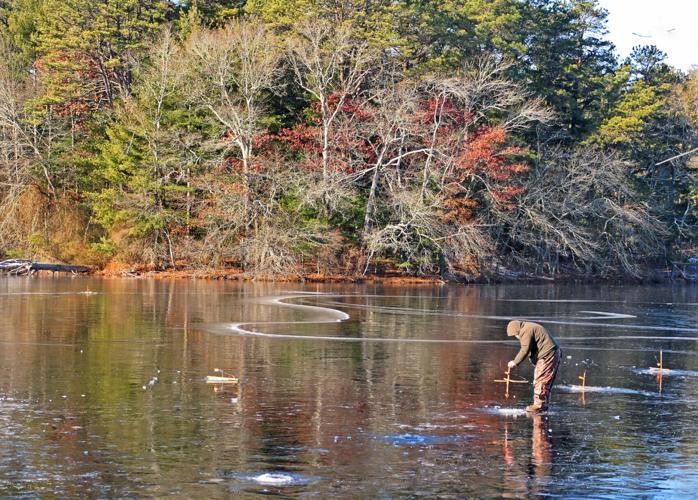 PHOTOS: Ice fishing on Meadowbrook Pond | Richmond & Hopkinton ...