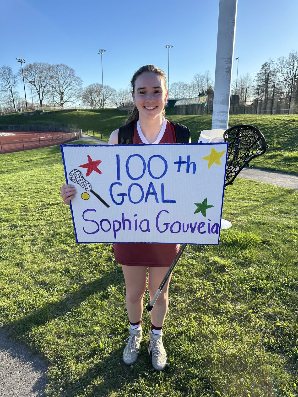 Girls lacrosse: Gouveia scores 100th career goal for Wheeler against ...