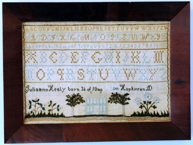 Historic samplers highlight women’s education at Hopkinton Historical ...