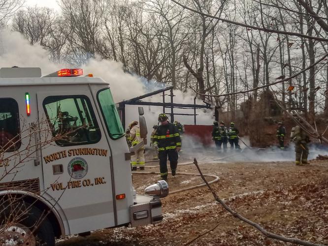 Barn at North Stonington home destroyed in Wednesday morning fire; two ...
