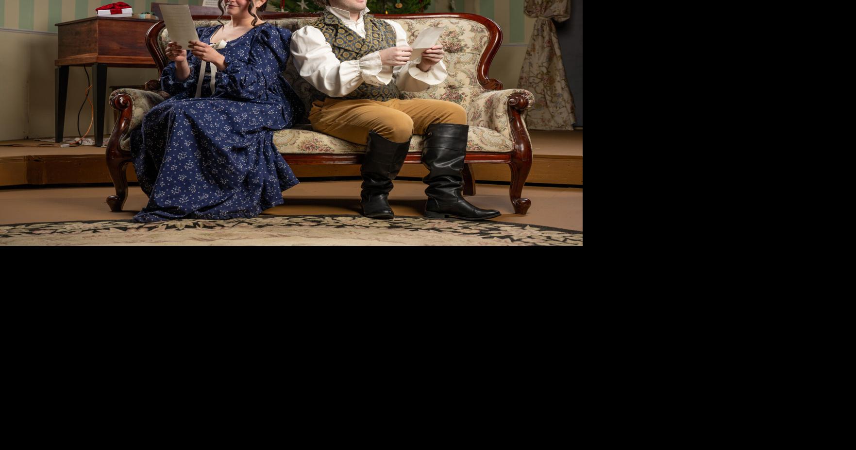 Sara McCormick as Lizzie Darcy and Michael Rogers as Fitzwilliam Darcy ...