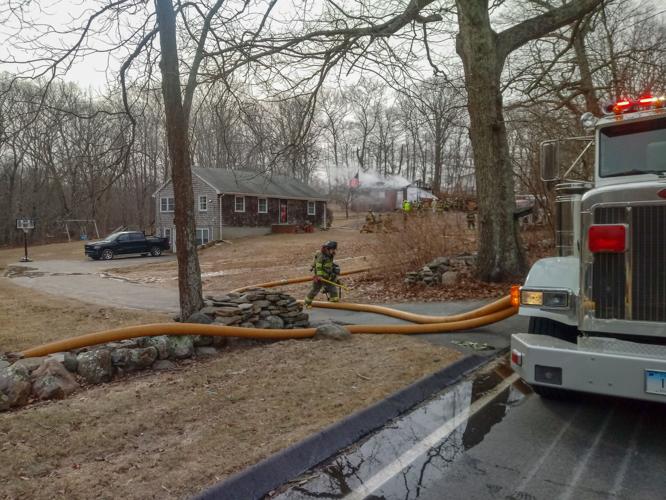 Barn at North Stonington home destroyed in Wednesday morning fire; two ...