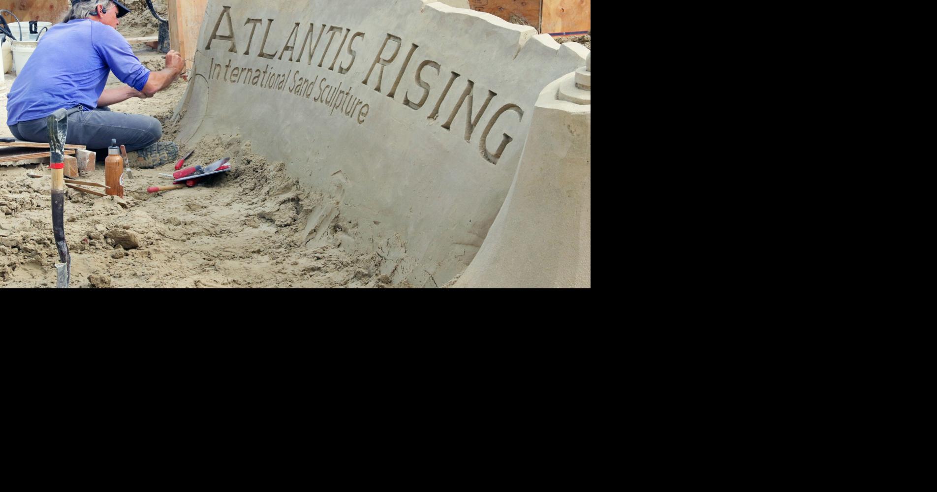 PHOTOS: Preparing for Atlantis RIsing competition at Misquamicut Beach ...