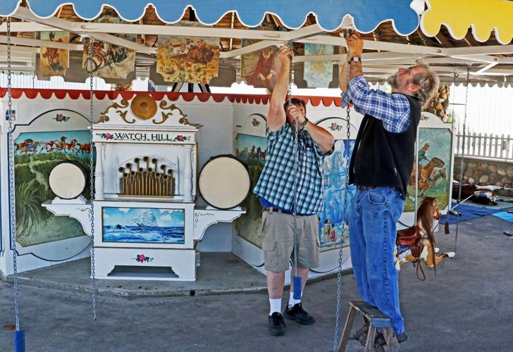 PHOTOS: Watch Hill Carousel horses are up and running | Westerly ...