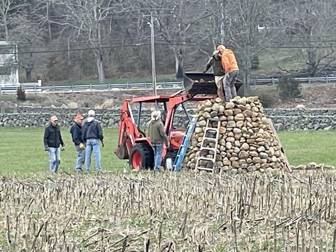 Stone hives restored at Winnapaug Preserve | Front Porch News ...