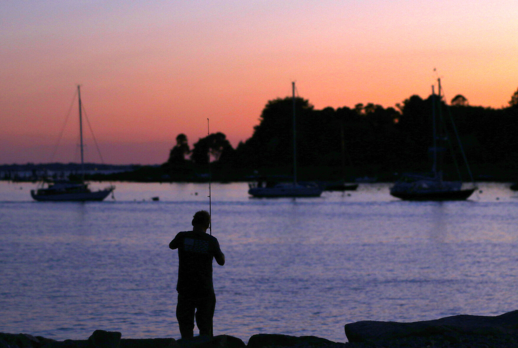 PHOTO: Sunset fishing at the Stonington Town Dock | Stonington ...