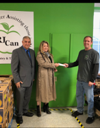 Korman, Morgan make donations to RICAN in Charlestown | Front Porch ...