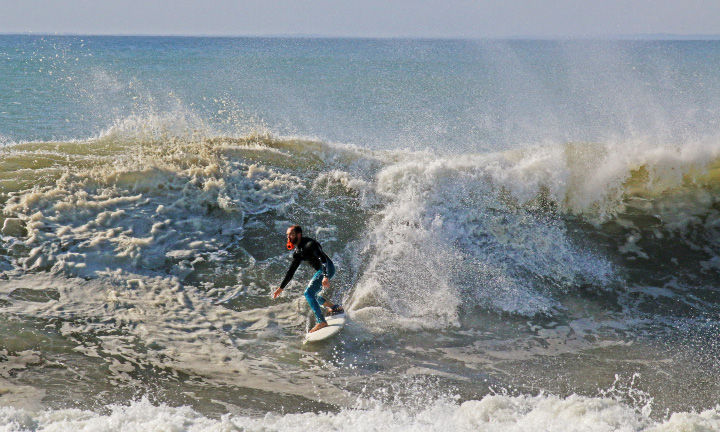 PHOTOS: This surfer rode some of the huge waves at Misquamicut kicked ...