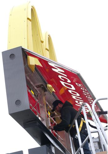 PHOTOS: Under the hood of the McDonald's sign | Westerly ...