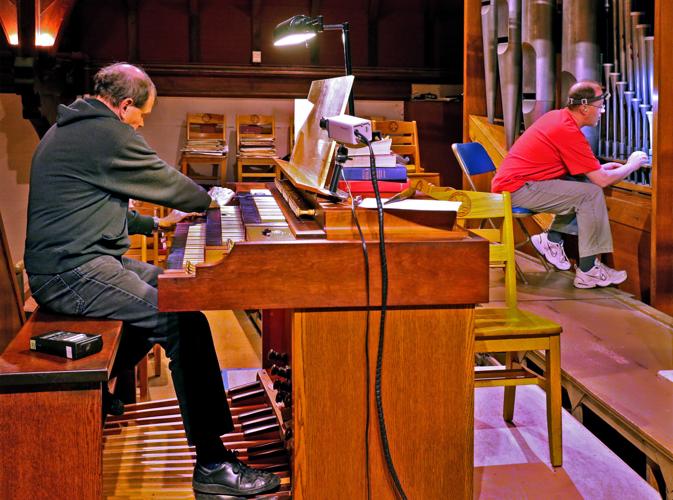 PHOTOS: Technicians tune and clean Christ Church organ | Westerly ...