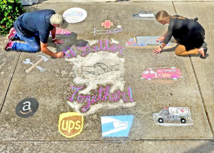 PHOTOS: Chalk art for a cause — unity | Mystic River Press ...
